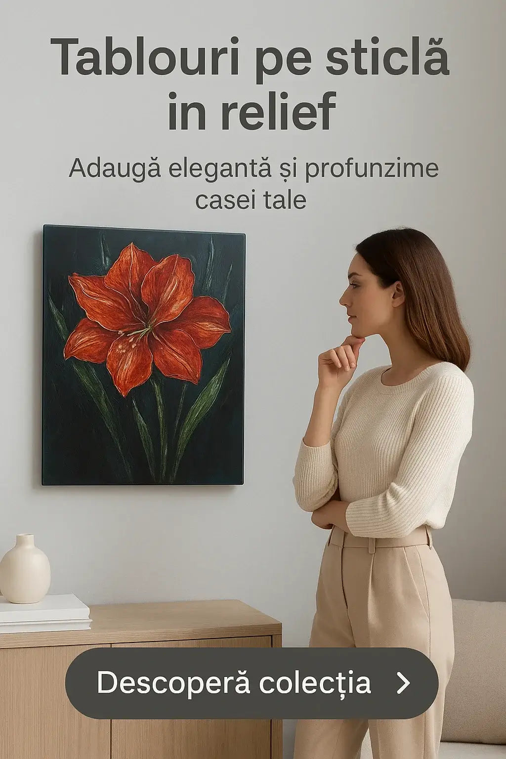 Tablouri pe Sticlă in relief | Zibo.ro